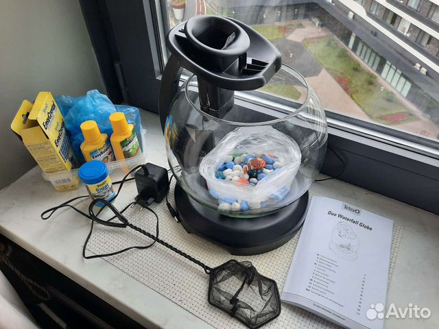 Аквариум tetra duo waterfall globe