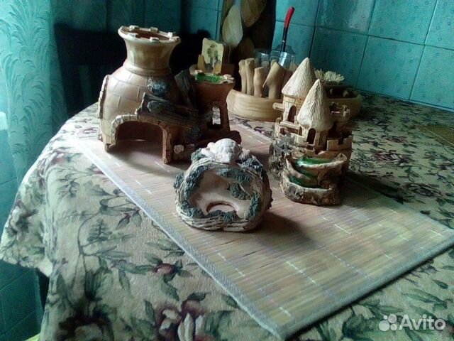 Домики для рыб