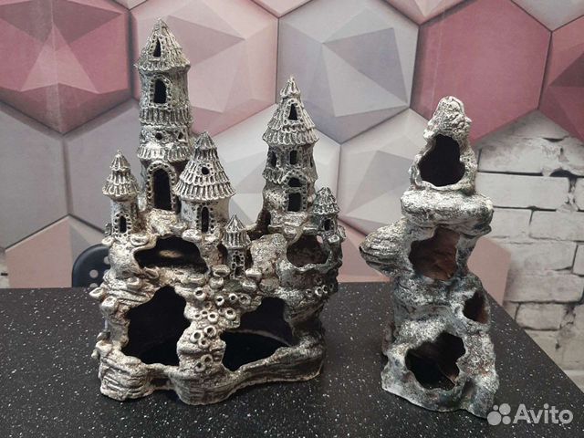 Украшения в аквариум грот