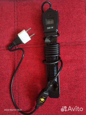 Аквариумный подогреватель 500w (новый)