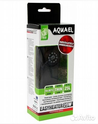 Нагреватель aquael Акваель для аквариума 10-25 л