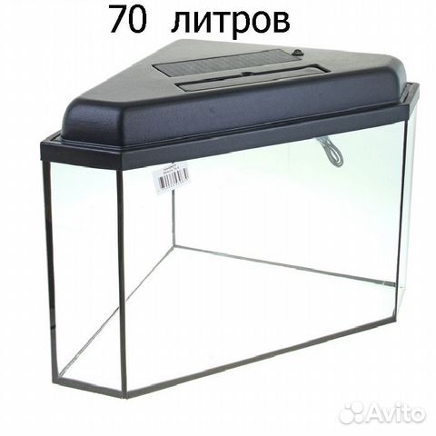 Аквариум угловой 500*500*450 мм