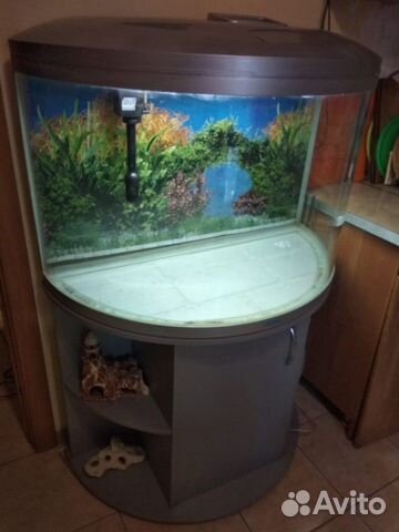 Аквариум Jebo панорамный 180л