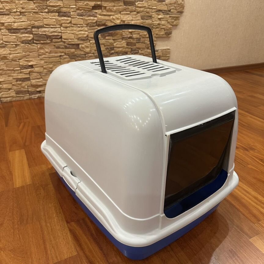 Туалет домик для кошек большой