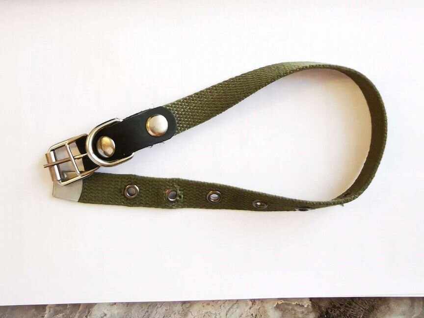 Ошейник брезентовый для собак