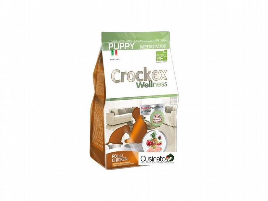 Сухой корм для собак crockex wellness puppy