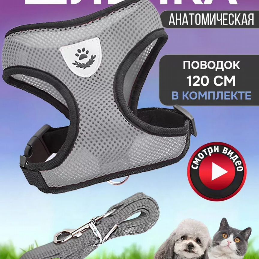 Шлейка для кошек и собак