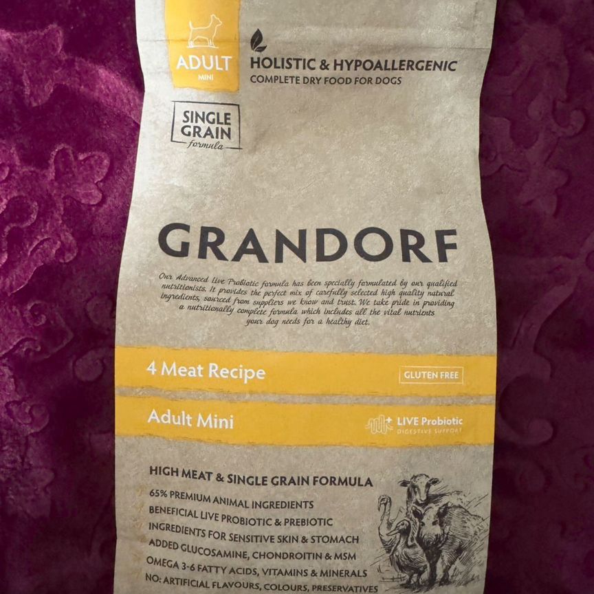 Корм для собак grandorf 1 кг