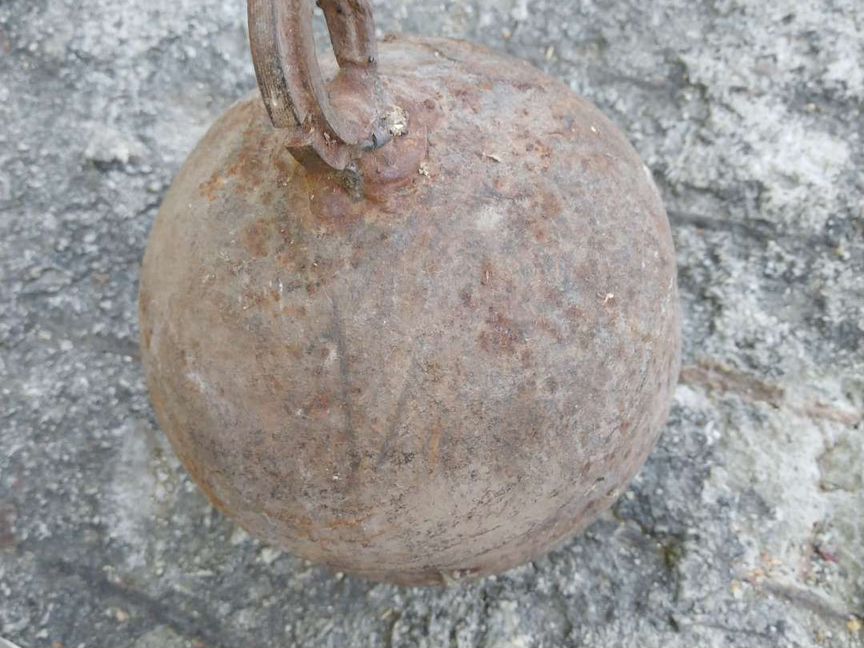Якорь чугунный старинный