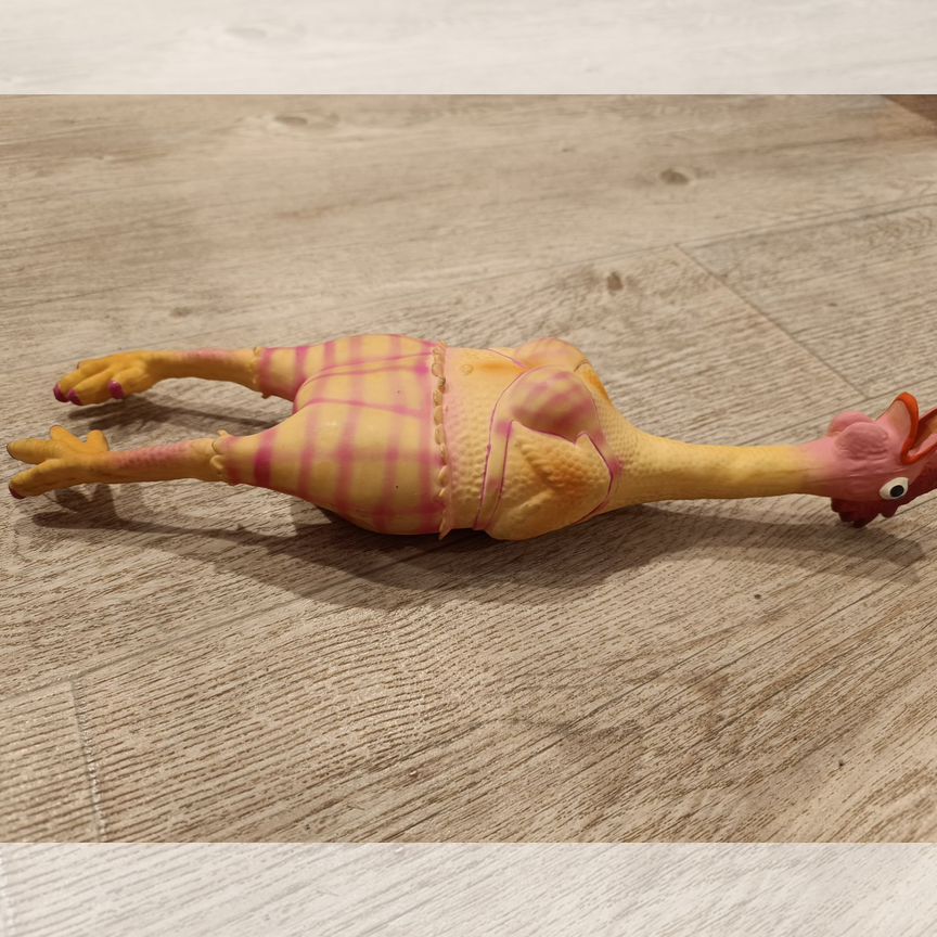 Курица со звуком для собак, 44 см