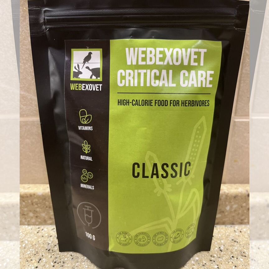 Корм webexovet critical care classic