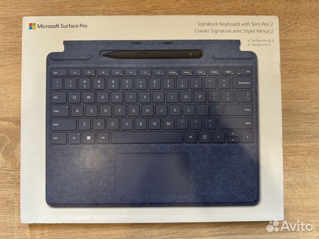 Клавиатура Surface Pro 9/8/X, с Slim Pen 2, Blue купить в Москве ...