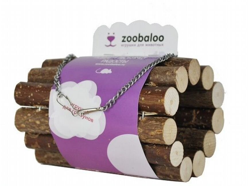 Zoobaloo тоннель для грызунов на цепи малый из оре