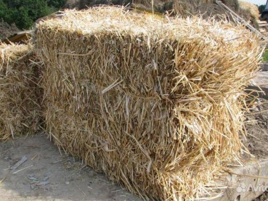 Солома тюки квадрат