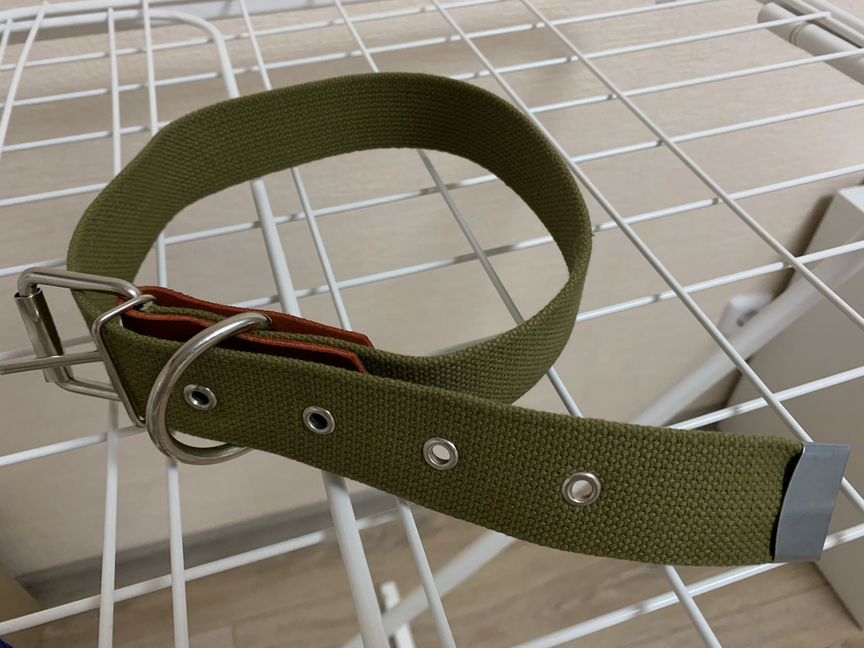 Ошейник брезентовый для крупной собаки