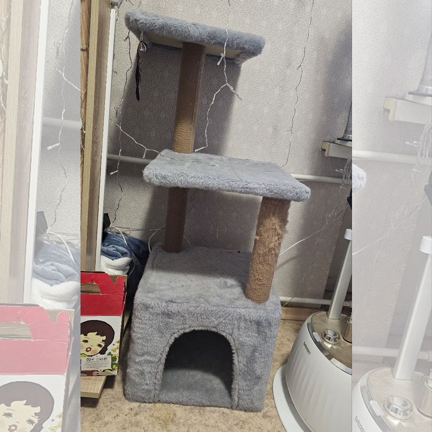 Когтеточка домик для кошки