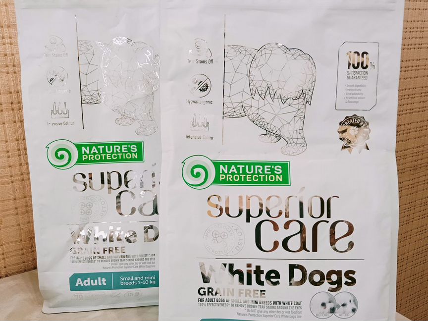Корм для белых собак "Суперриор каре Вайт дог"