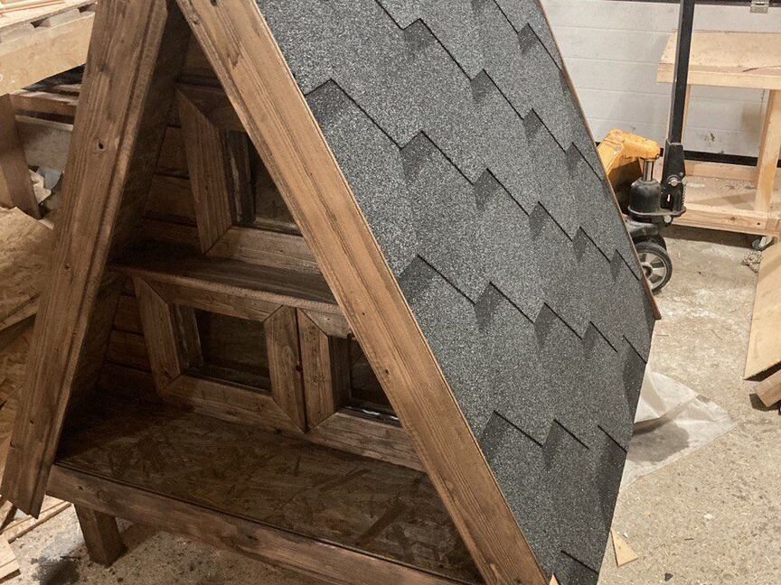 Дом для кошки уличный утепленный