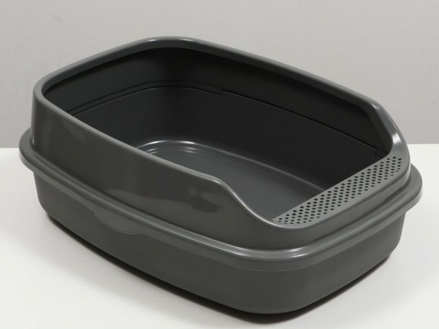 Туалет для кота Айша XL с бортом 64 х 44 х 21 см