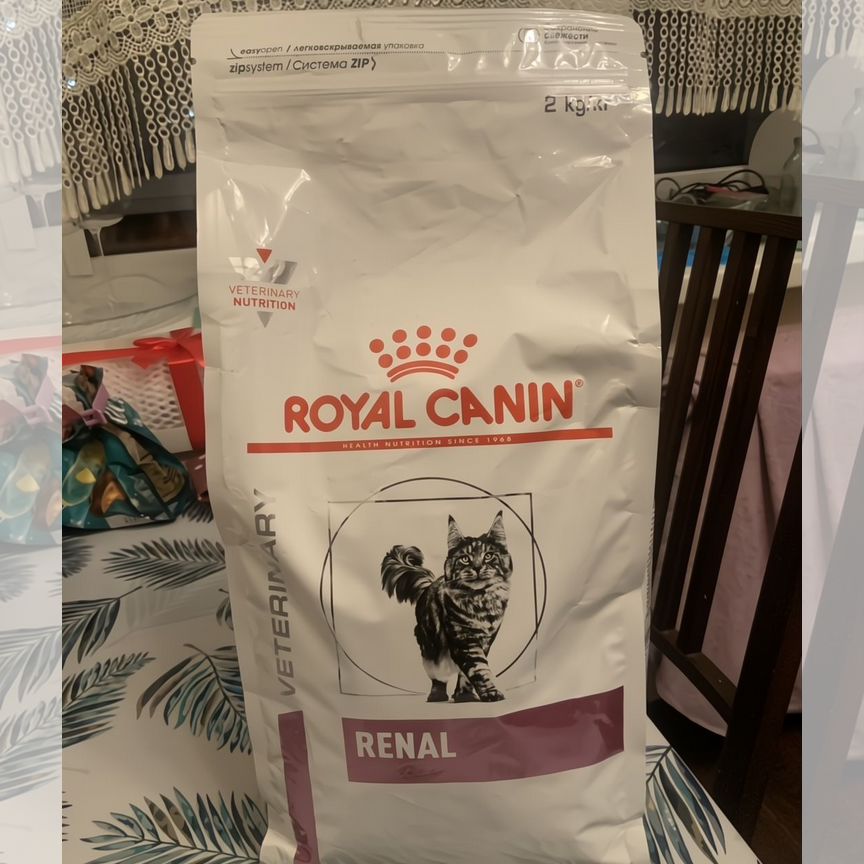 Корм для кошек royal canin ренал 2 кг