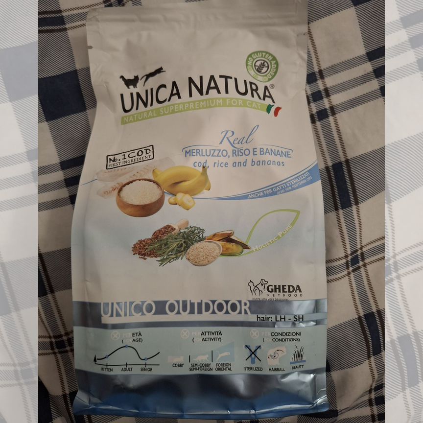 Unica Natura Сухой корм для кошек