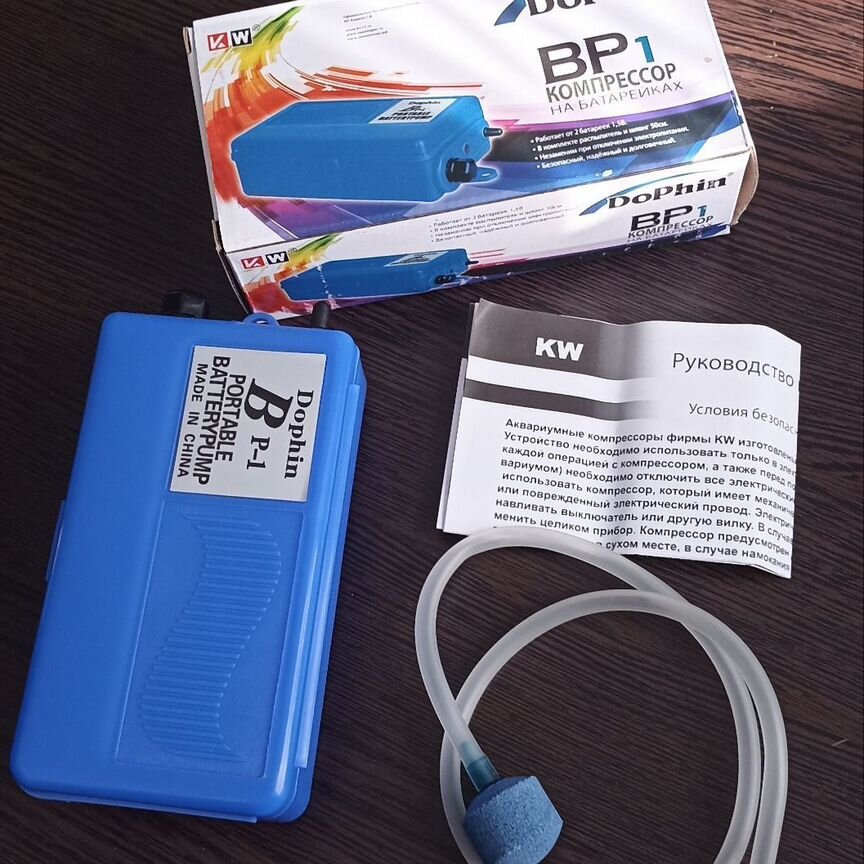 Компрессор для аквариума на батарейках