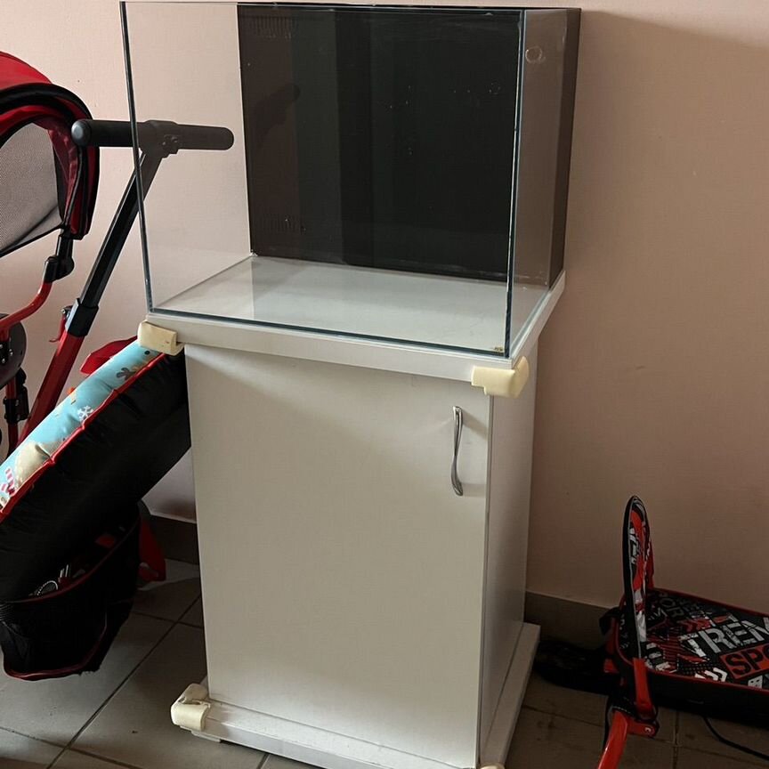 Задним сампом морской аквариум