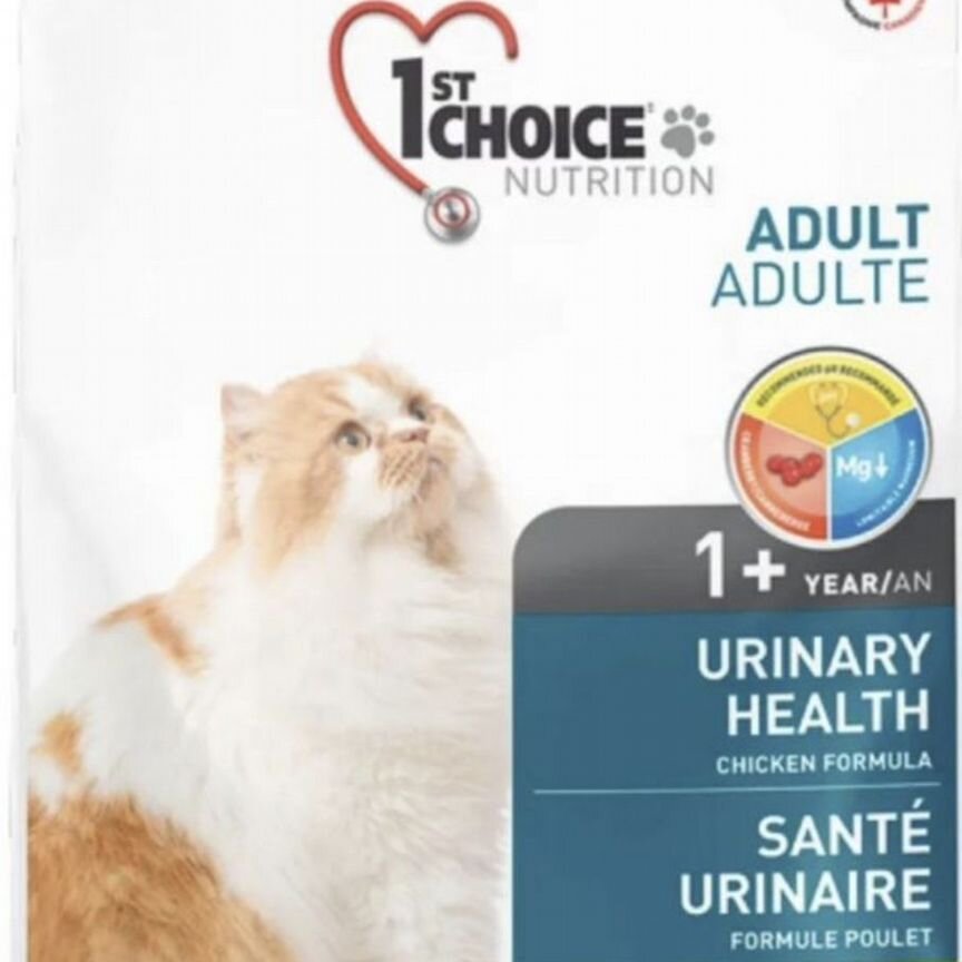 1st Choice urinary с курицей 5,44 кг