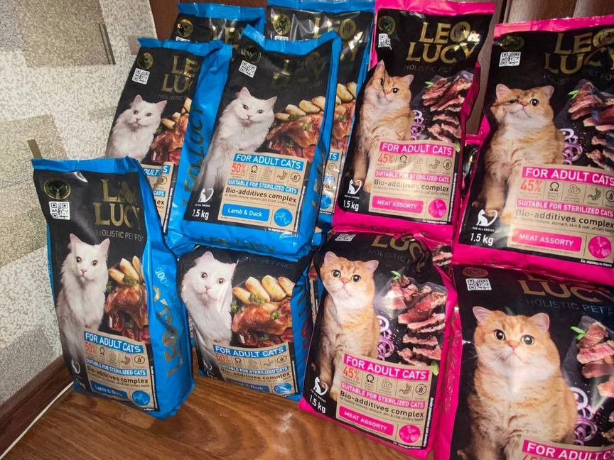 Сухой корм для кошек LEO&lucy