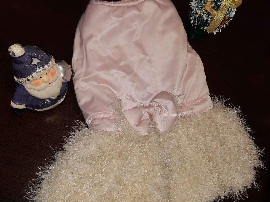 Платье утепленное для маленькой собачки