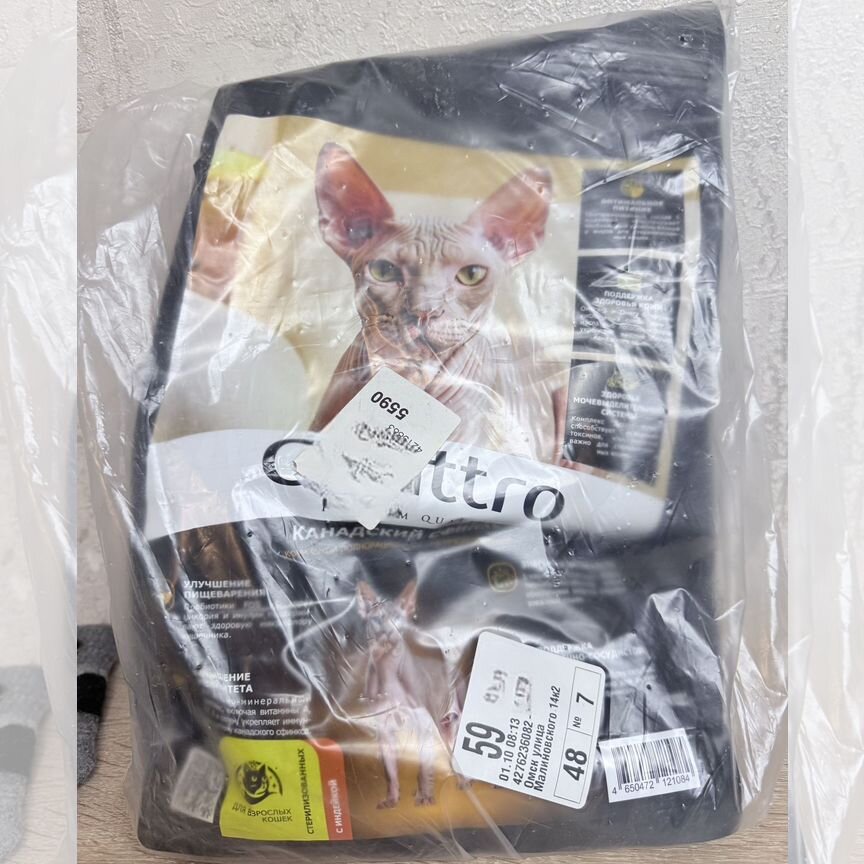 Сухой корм для сфинксов