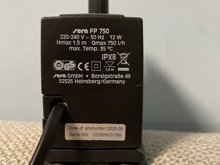 Помпа Sera FP 750