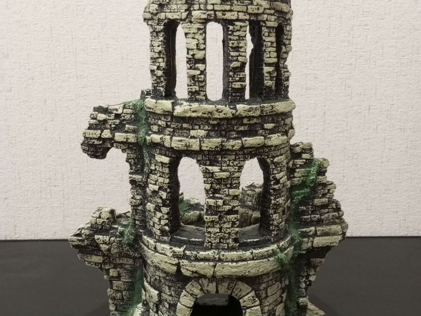 Декорация в аквариум. Замок большой