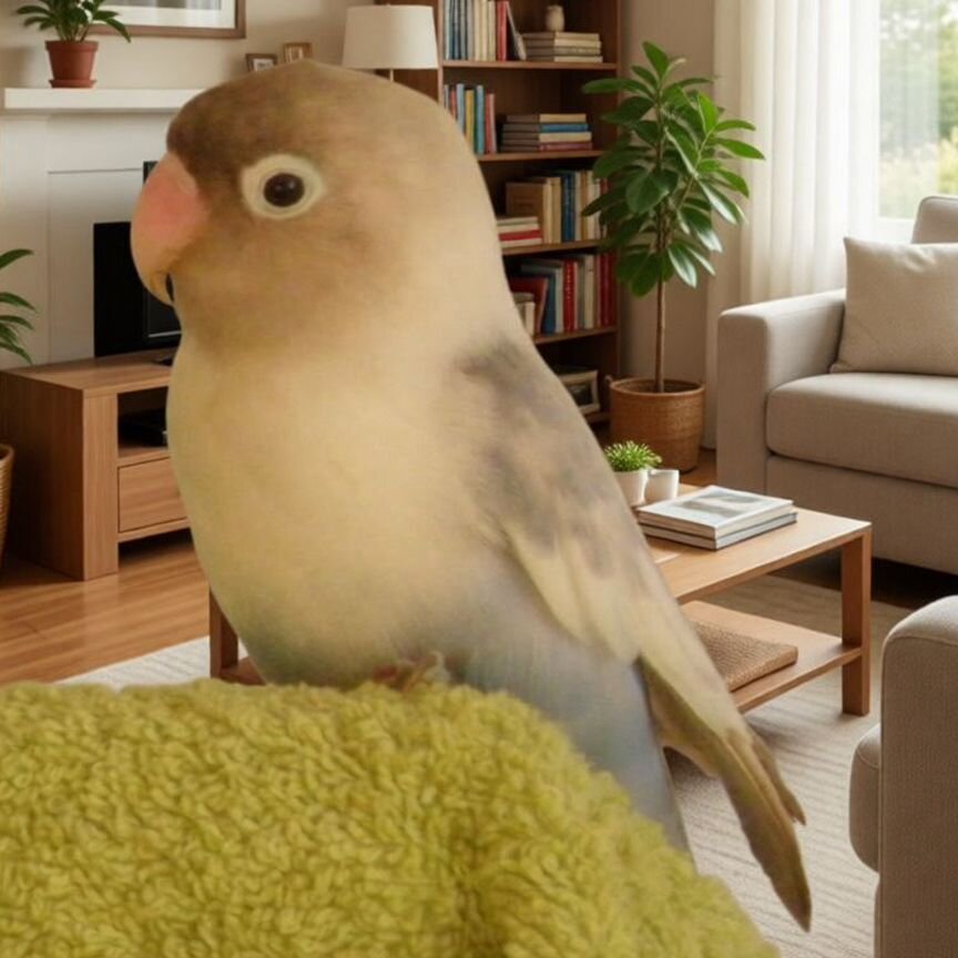 Попугай ручной неразлучник