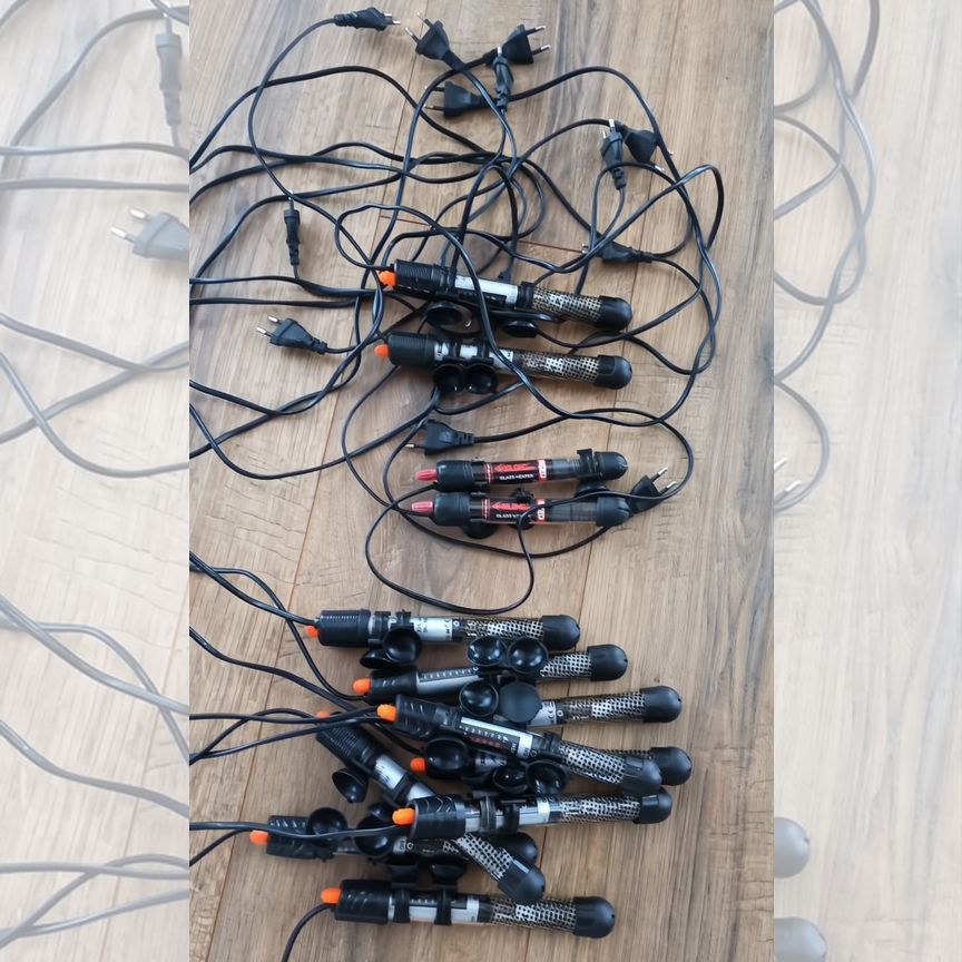 Аквариумные водонагреватели разные и фильтр