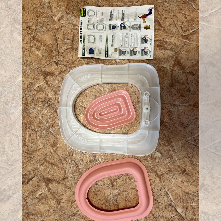 Лоток для приучения кошек к унитазу