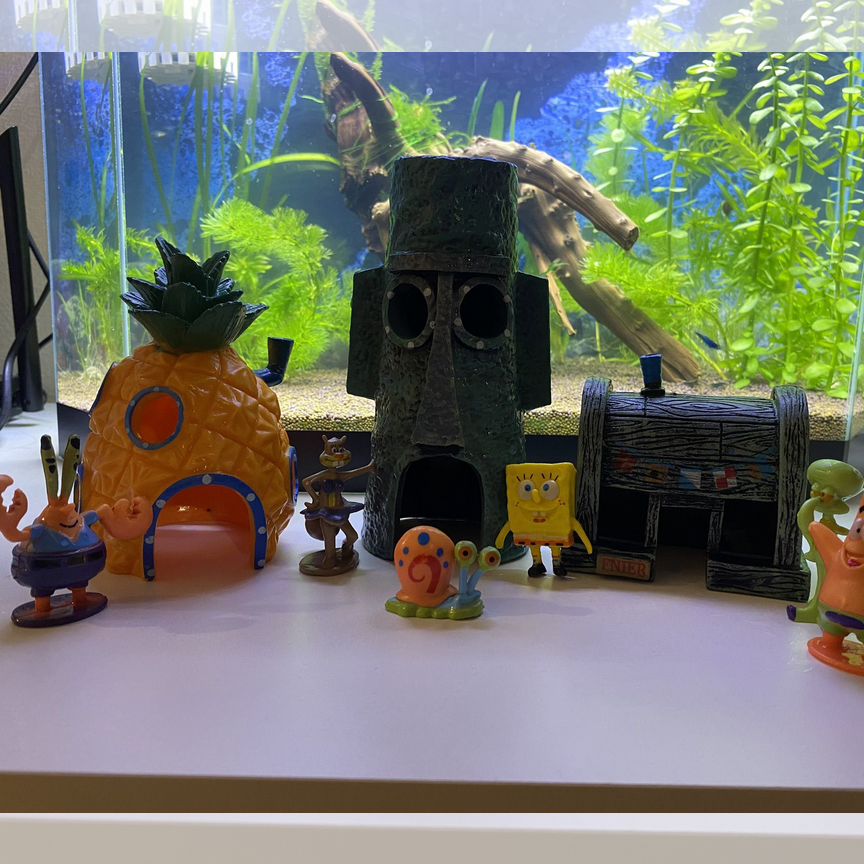 Декор для аквариума спанч боб