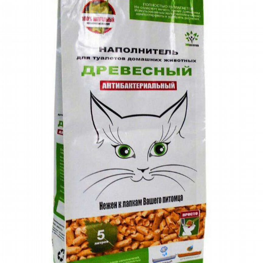 Наполнитель древесный для животных