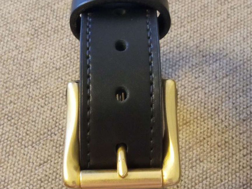 Ошейник с поводком для собак из натуральной кожи