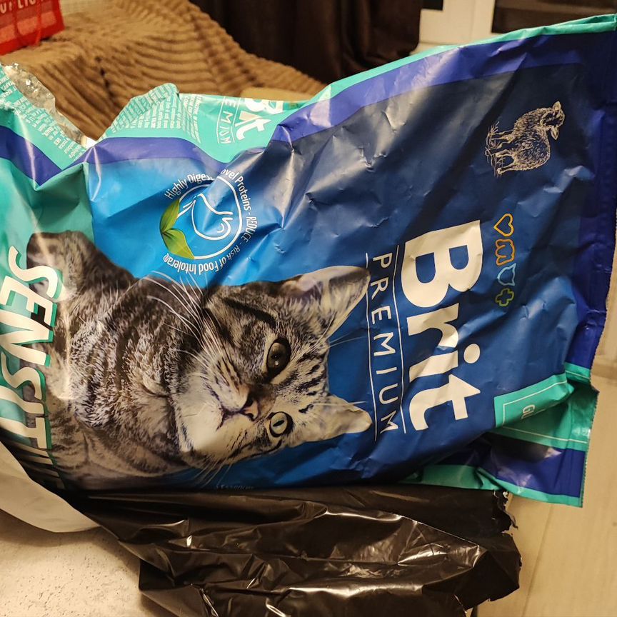 Корм для кошек Brit Premium sensitive