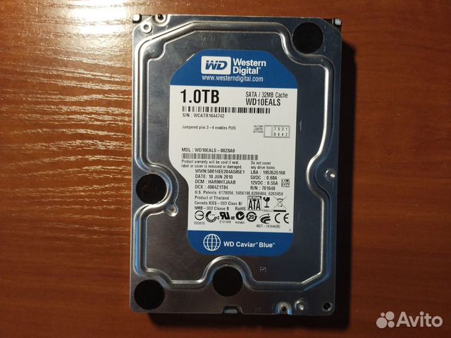 Жёсткий диск 1 Тб WD10eals Western Digital купить в Малино ...