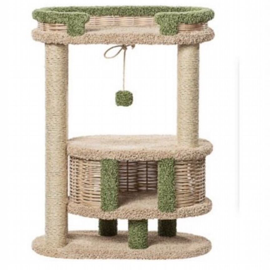 Когтеточка домик для кошки бу
