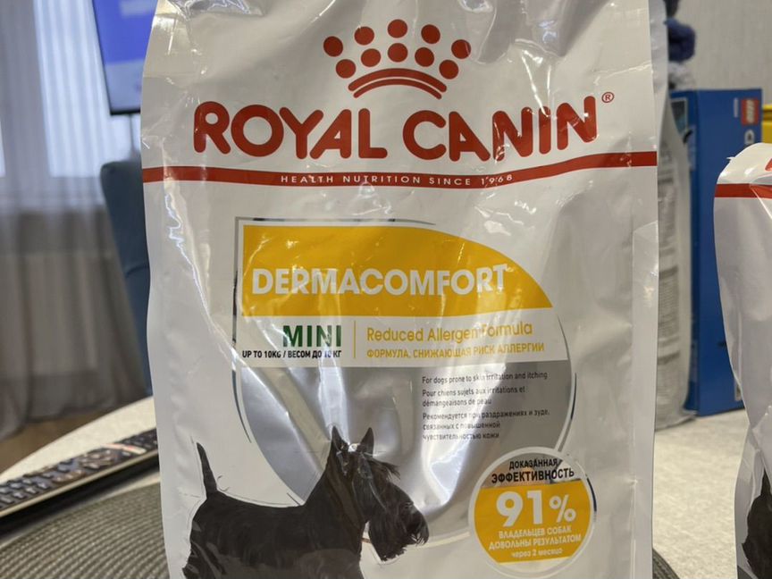 Корм для собак royal canin dermaconfort
