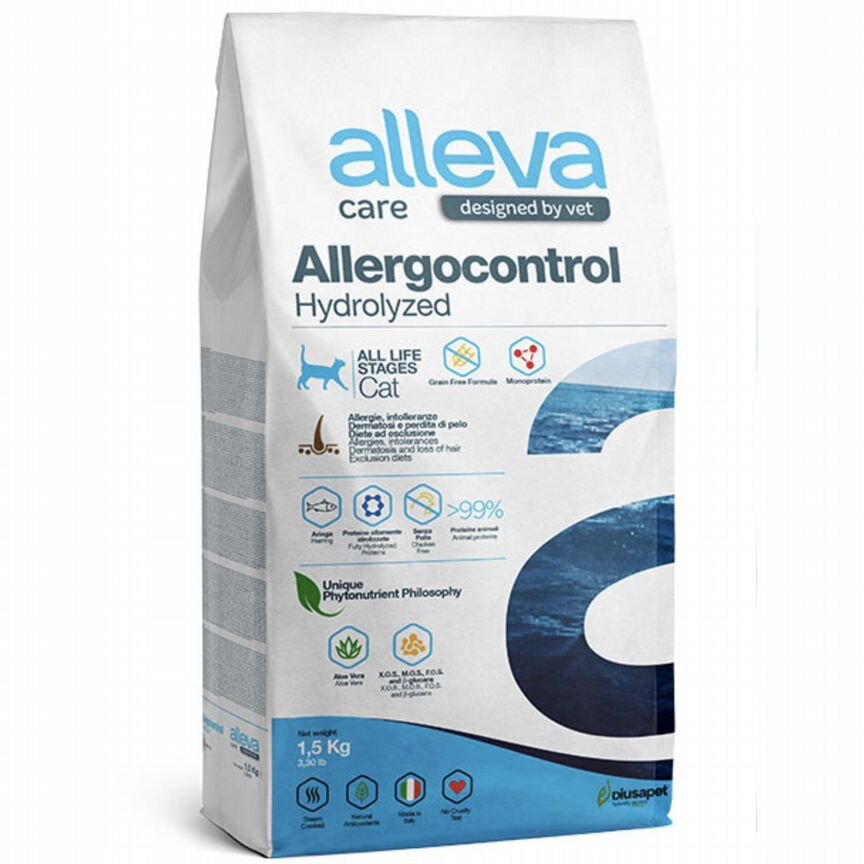Корм Alleva Allergocontrol для кошек (годен до 10
