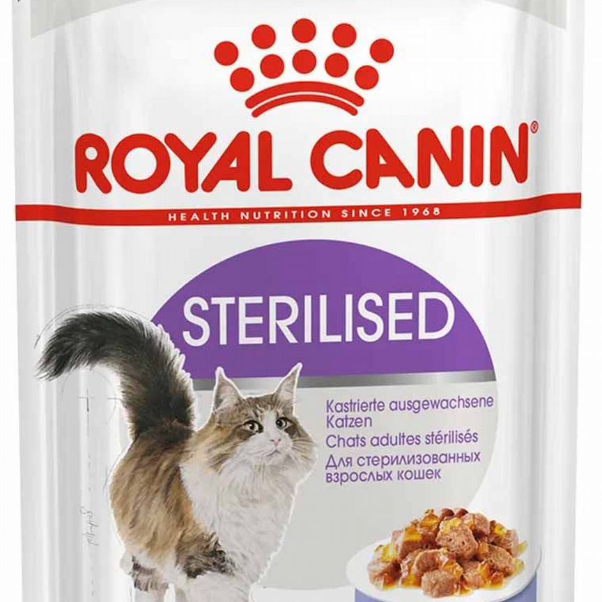 Корм для кошек royal canin Sterilised влажный