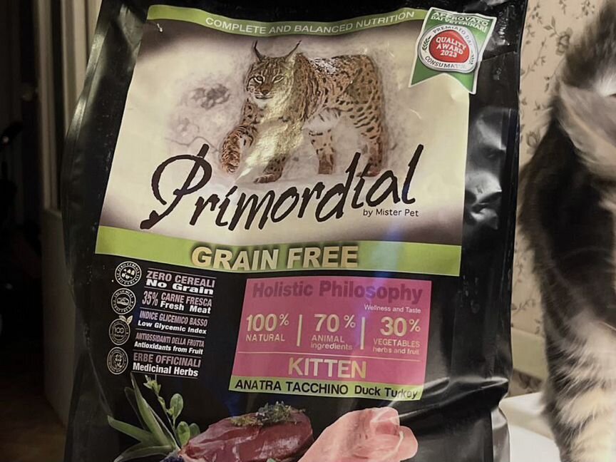Корм Primordial холистик для котят