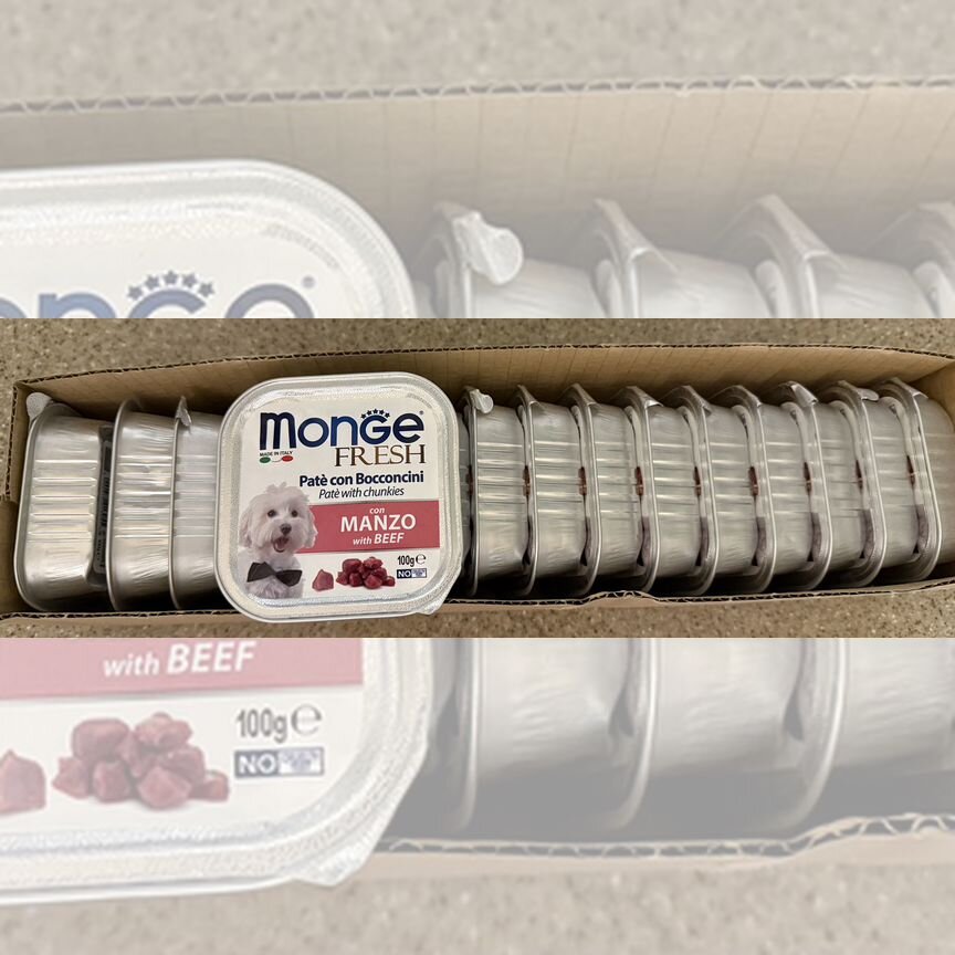 Monge корм для собак влажный