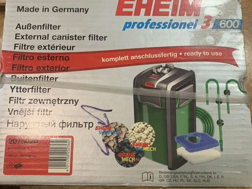 Внешний фильтр Eheim professional 3 600