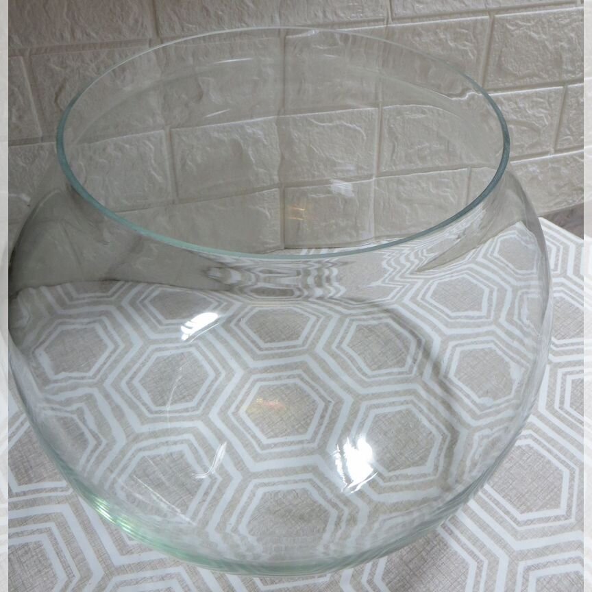 Аквариум круглый 20 л -два ведра