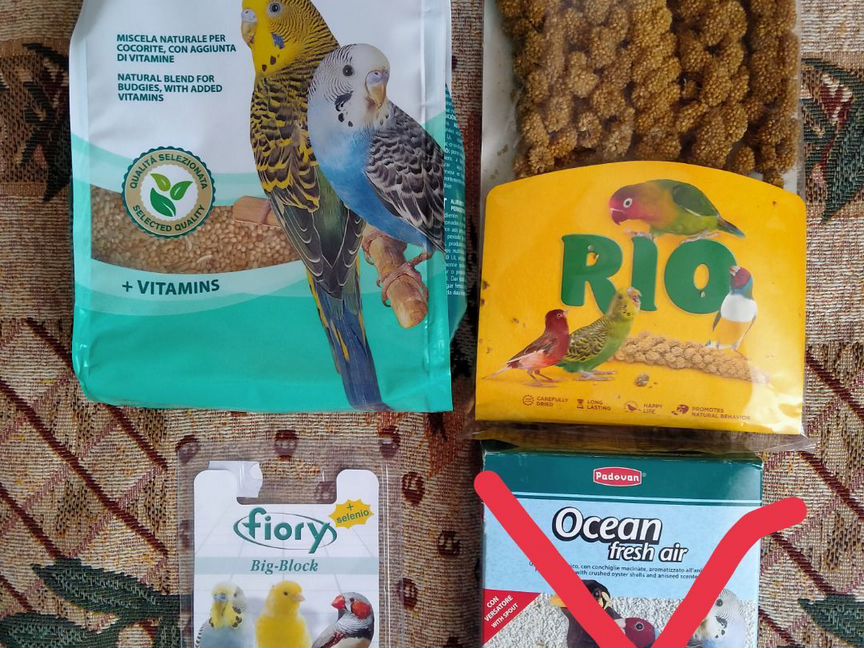 Корм для волнистых попугаев